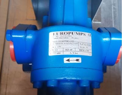 Pompes à engrenages pour huiles / graisses europumps